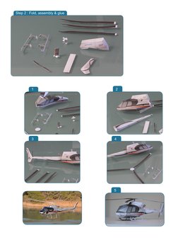 AS350 B3e Papercraft Model Guide | PDF | Art | Technology & Engineering