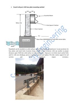 W-Beam Guardrail Installation Guide | PDF | Road | Manufactured Goods