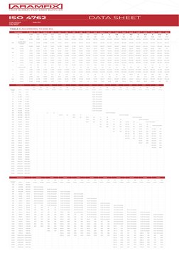 ISO 4762 Bolt Specifications Data Sheet | PDF | Steel | Screw