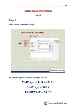 Proteus Step-Up/Step-Down Transformers | PDF