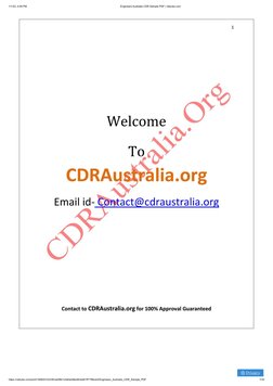 Engineers Australia CDR Sample PDF | PDF | Engineering | Australia
