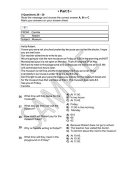 KGL A1 Contest Sample Test Paper | PDF