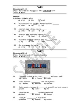 KGL A1 Contest Sample Test Paper | PDF