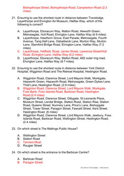 Taxi Driver Knowledge Test Example | PDF | Discrimination | Gender