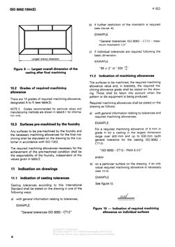ISO 8062:1994 Casting Tolerances Guide | PDF | International ...