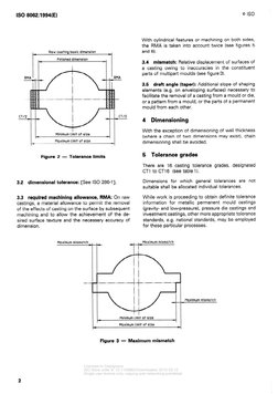 ISO 8062:1994 Casting Tolerances Guide | PDF | International ...