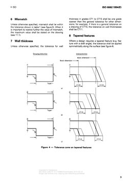 ISO 8062:1994 Casting Tolerances Guide | PDF | International ...