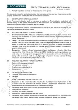 Green Terramesh Installation Guide | PDF