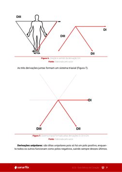 Cálculo do Eixo Elétrico Cardíaco | PDF | Eletrocardiografia | Coração