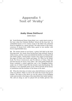Text of "Araby" by James Joyce | PDF