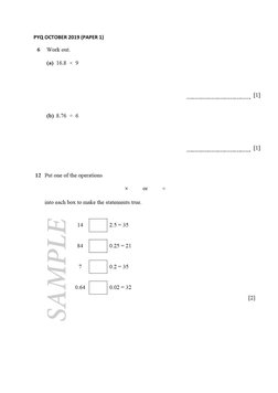 Year 7 Cambridge Maths Past Papers | PDF | Mathematics | Sampling ...