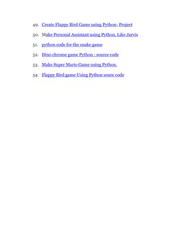 Python Projects with Source Code | PDF | Games & Activities | Computers