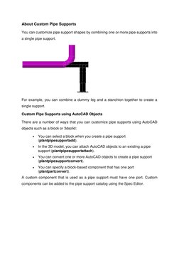 Custom Pipe Support Creation in AutoCAD | PDF | Pipe (Fluid Conveyance ...