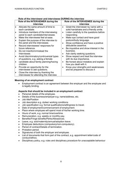 Grade 12 Human Resources Overview | PDF | Recruitment | Employment