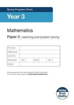 Year 3 Maths Reasoning Test Paper | PDF | Mathematics