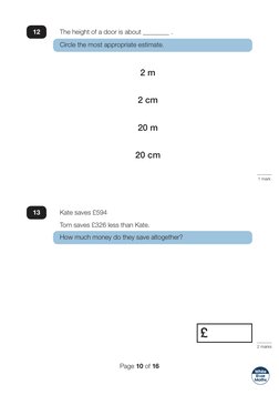 Year 3 Maths Reasoning Test Paper | PDF | Mathematics