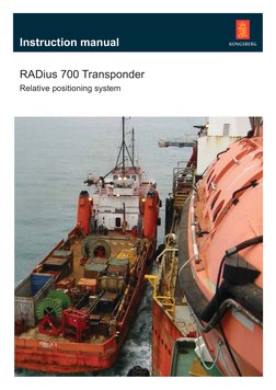 Man Instr RADius 700 Transponder | PDF | Federal Communications ...