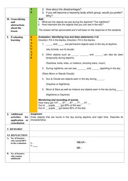 Day and Night Sky Activities for Kids | PDF | Sky | Teachers