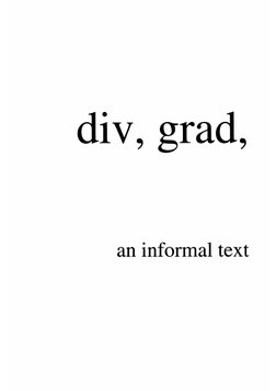 H.M.schey-Div, Grad Curl and All That | PDF
