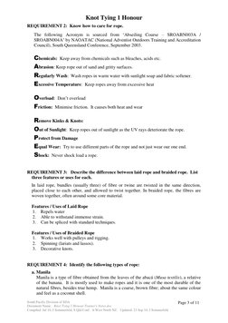 Pathfinder Knot Tying Honor Guide | PDF | Knot | Scoutcraft