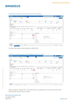 Booking CBBG and EXST in Amadeus | PDF | Economies | Service Industries