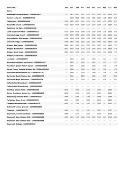 X51/X53 Bus Timetables for Dorset | PDF | Bus Transport | Routes