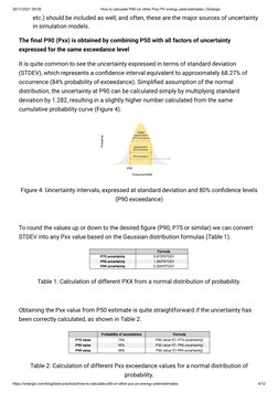 P90 and P50 Solar Yield Calculations | PDF | Standard Deviation ...