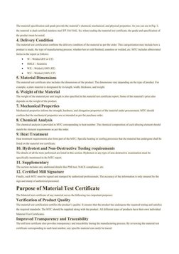 Understanding Material Test Certificates | PDF | Pipe (Fluid Conveyance ...