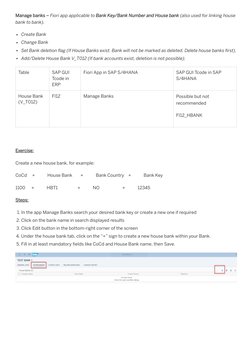 SAP S/4HANA Bank Account Management Guide | PDF | Banks | System Software