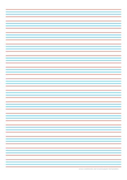Four Lines English Alphabet Writing Paper Template-1000 | PDF