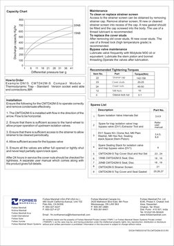 Forbes Marshall CMTD42M-F Steam Trap | PDF | Valve | Steam