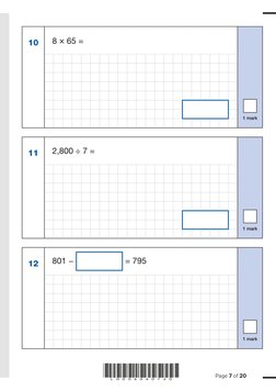 2023 KS2 Maths Paper 1: Arithmetic | PDF | Copyright | Area