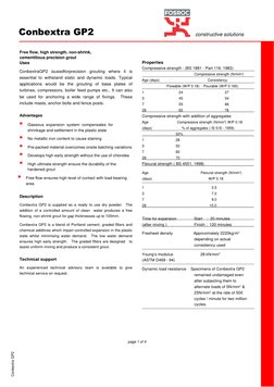 Conbextra GP2 Technical Data Sheet | PDF