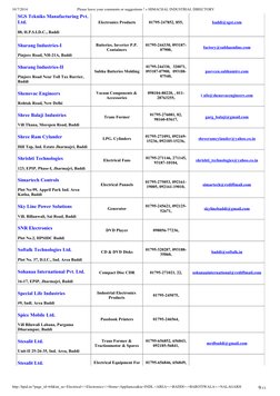 Baddi Industrial Area Company Directory | PDF | Home Appliance ...