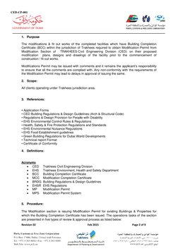Trakhees Modification Permit Process | PDF | Building Engineering ...