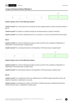 AP - Physics 1 Torque & Rotational Motion FRQ | PDF