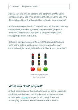 Understanding RAG Status in Projects | PDF | Color | Red
