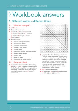 Cambridge Primary English 6 Answers | PDF