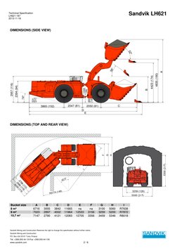 Sandvik LH621 Loader Technical Specs | PDF