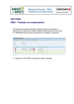 Uso de FB05 para Compensar Partidas | PDF | Finanzas y dinero