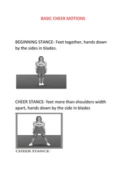 Basic Cheer Motions Guide | PDF | Self-Improvement | Lifestyle