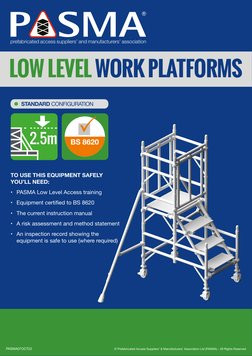 PASMA Cantilever Tower Safety Guide | PDF