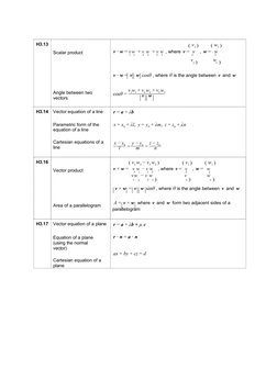 IB Math AA Formula Booklet SL/HL | PDF | Area | Mathematics