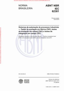 Testes de Aceitação em Sistemas Industriais | PDF | Tecnologia da ...