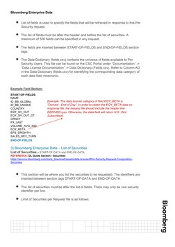 Bloomberg Data License Quickstart Guide | PDF | Secure Shell | Computing