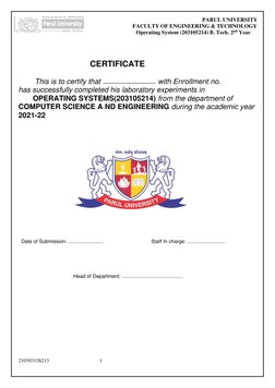 Operating System Lab Manual for B.Tech | PDF | Shell (Computing ...