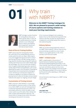 NIBRT Training Catalogue 2023 | PDF | Assay | Biopharmaceutical
