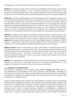 NEC3 ECC Main and Secondary Options Explained | PDF | Employment ...