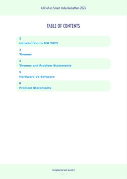 Smart India Hackathon 2023 Problem Statements | PDF | Business | Technology & Engineering