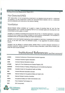 Sample WEM - Work - Environment - Measurement - Report | PDF